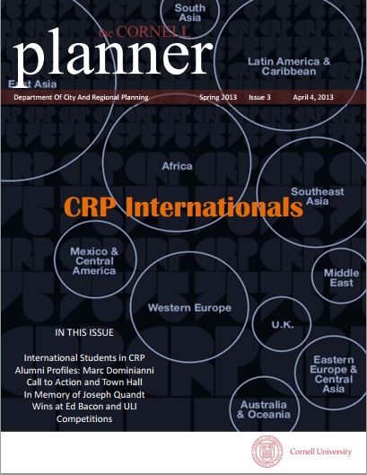 The Cornell Planner – Spring 2013 – Issue 3 – City and Regional ...
