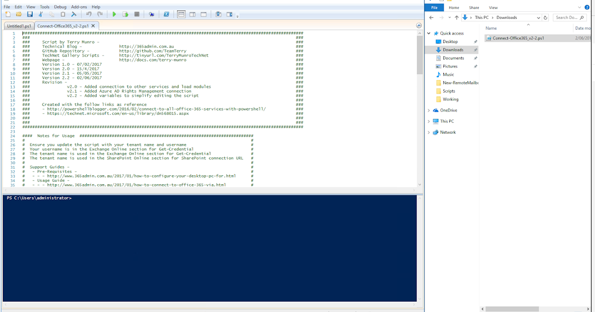 Office 365 Administration Portals And Powershell Connections