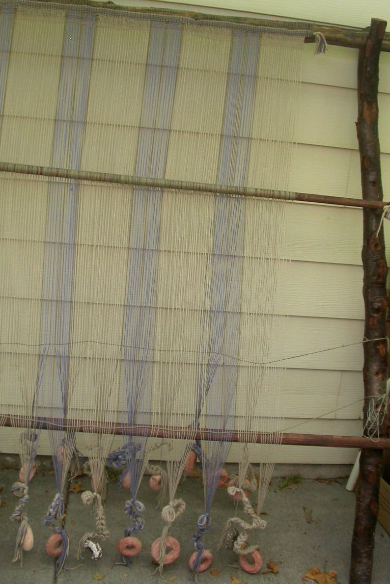 Deanna's Weaving: Warp Weighted Looms