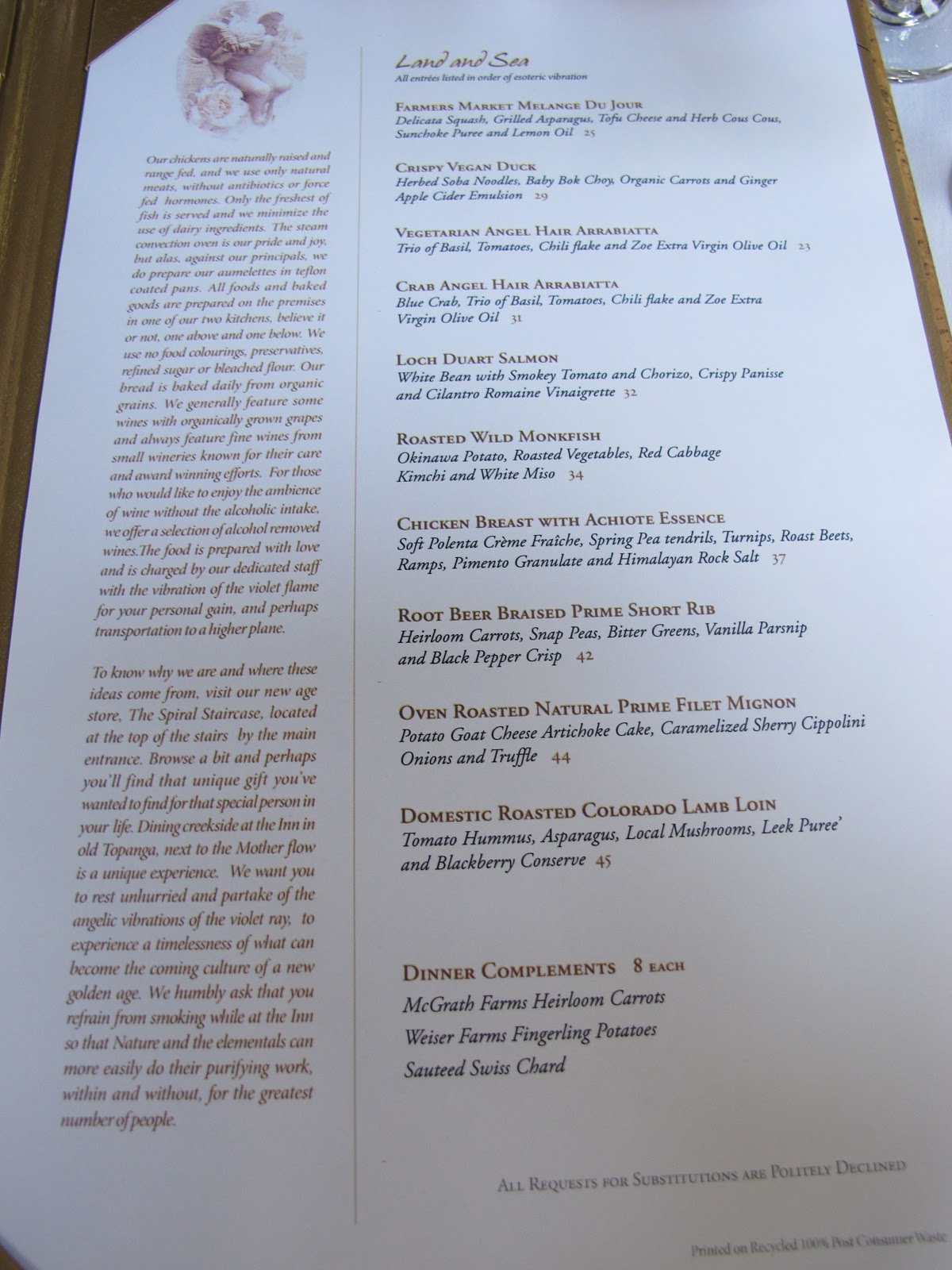 Out and About--Birthday Celebration at Topanga Canyon's Inn of the ...