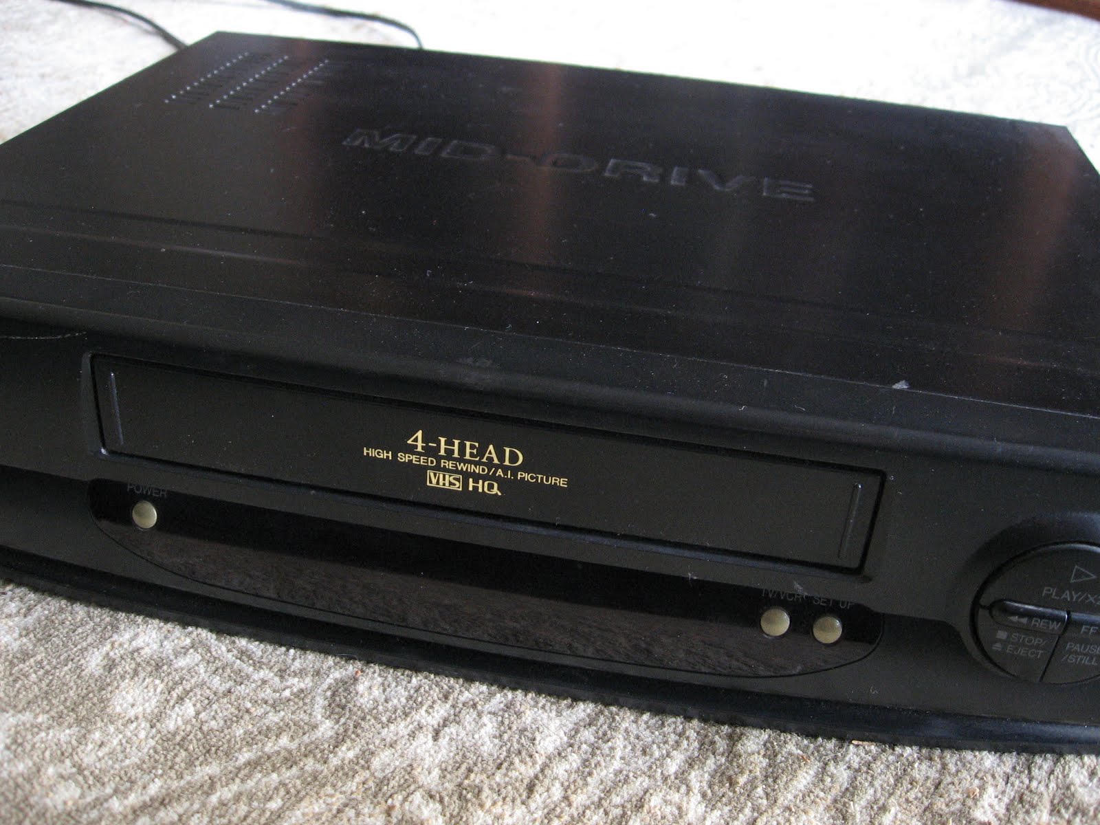 House Plans: Vhs Player