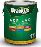 Home Center View: BRASILUX OFERECE A TINTA ACRILAR LATEX ACRÍLICO PREMIUM
