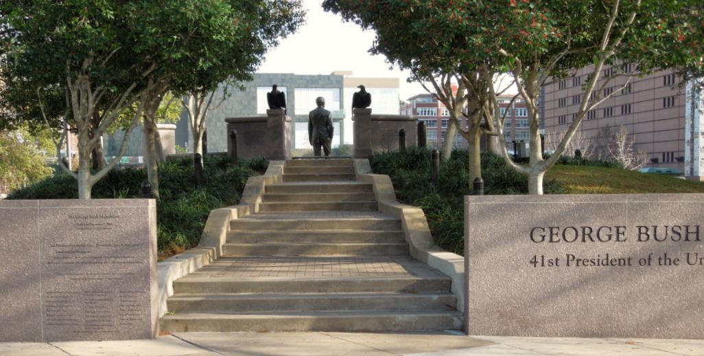 Houston in Pics: George Bush Monument on Buffalo Bayou