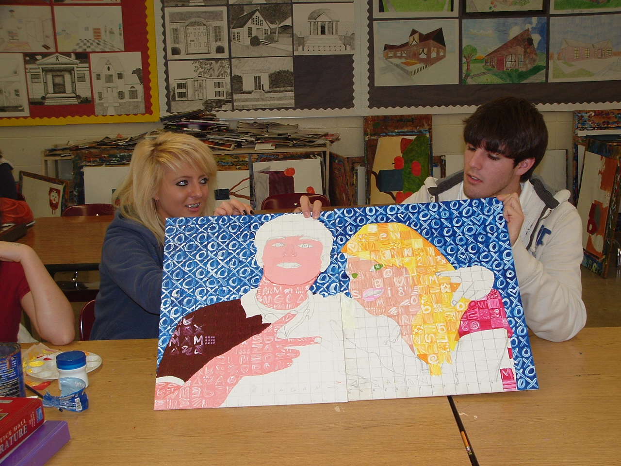 Mrs. Macre's Art Class: Drawing/Painting Grid Portraits
