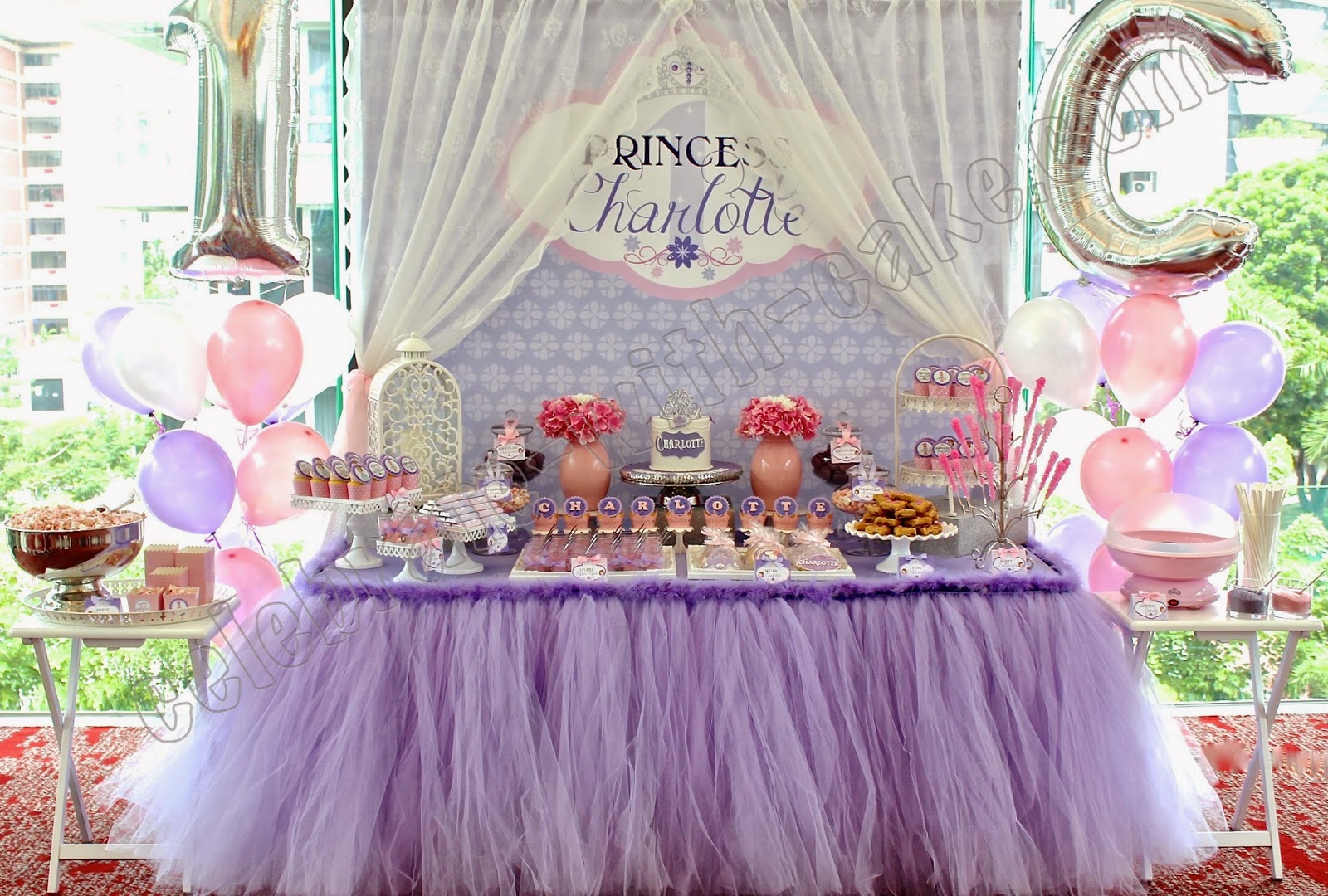 Celebrate with Cake!: Princess themed Set up (click post to view more ...