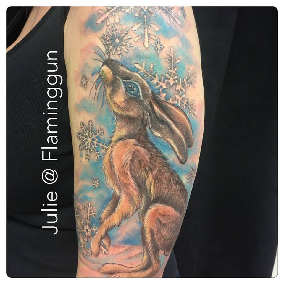 Flaming Gun Tattoo Studio Colchester Essex UK: One month down...