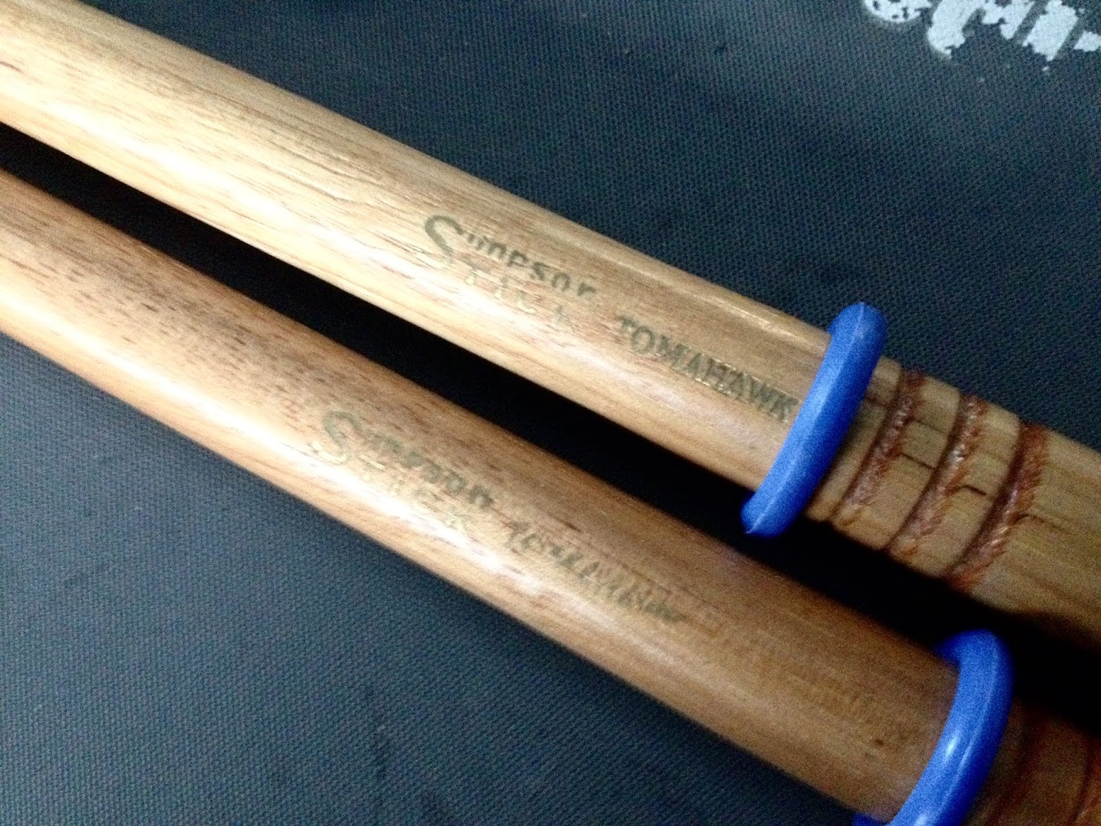 drumlove: Simpson "Tomahawk" Training sticks, 1960s