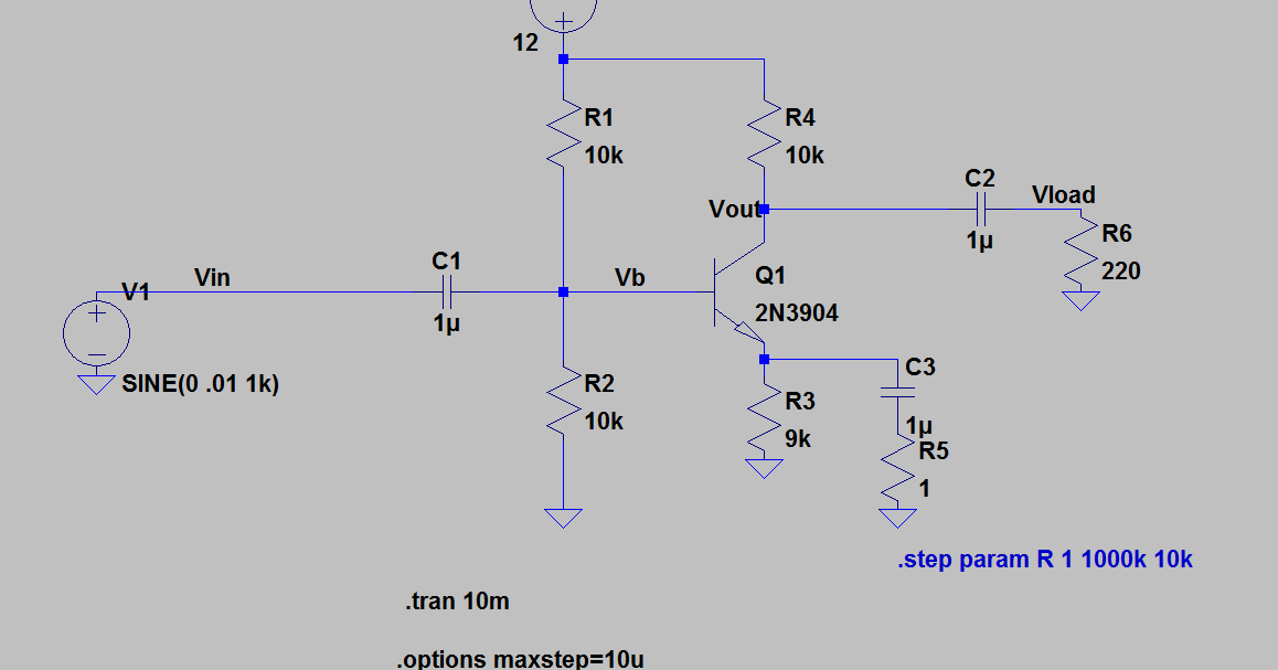 Electrical engineering: Power Amplifier (A, B , AB class) with LT spice ...