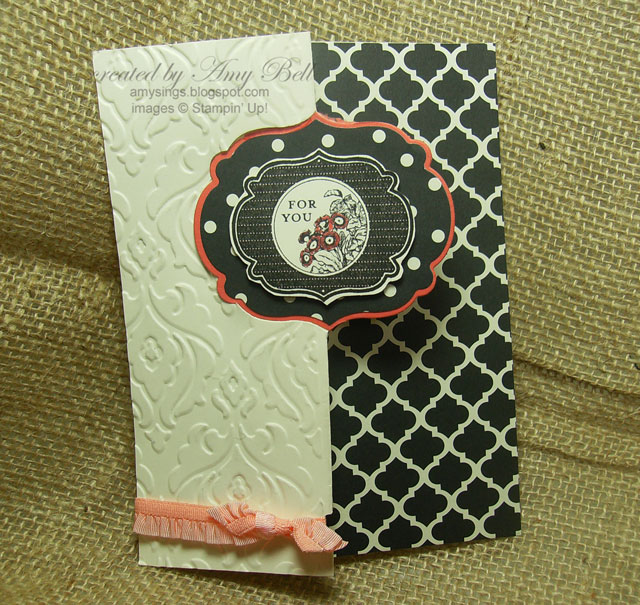 A New Song: New Pretties! Label Thinlits Wedding Card