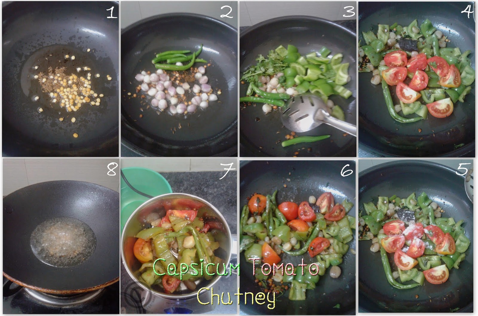 VIRUNTHU UNNA VAANGA: CAPSICUM TOMATO CHUTNEY I EASY CHUTNEY RECIPES