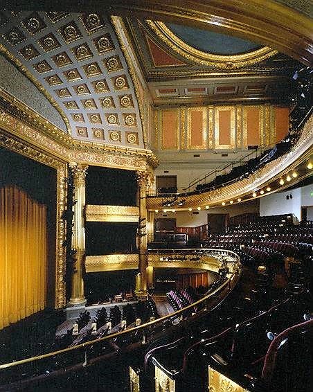 San Francisco Theatres: The Geary / Toni Rembe Theatre: interior