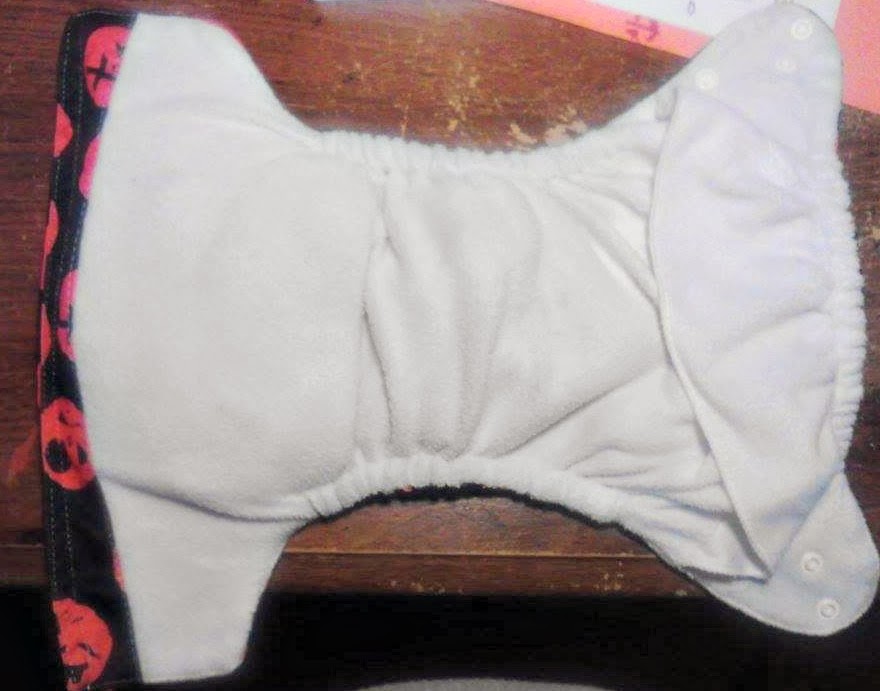 Defiant Child Creations: How I stuff a boys Cloth Diaper