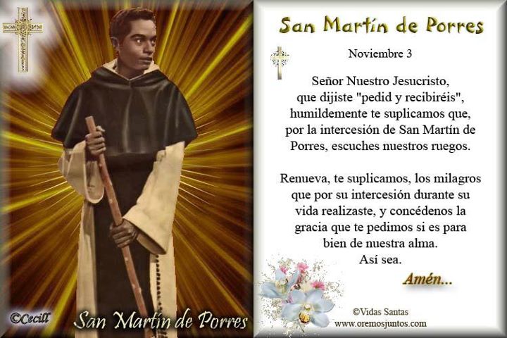 Extraordinary San Martin De Porres Oraciones Gallery