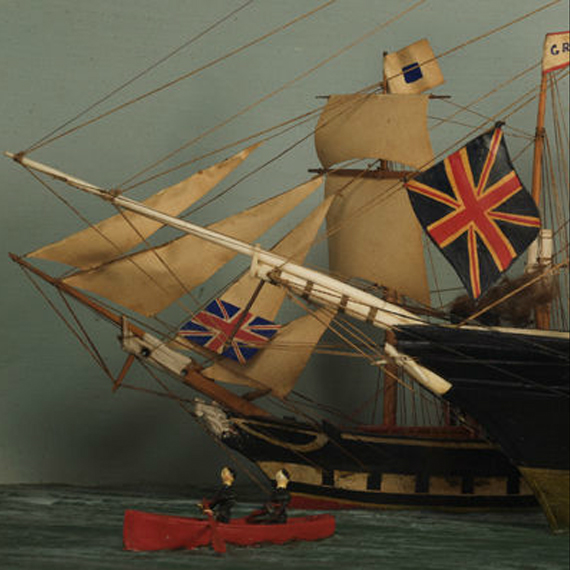 Dioramas and Clever Things: British Ship Model