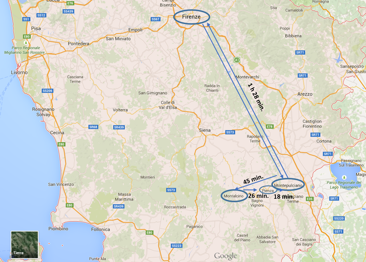 La Toscana en 4 días. Florencia-Montepulciano-Montalcino-Pienza ...