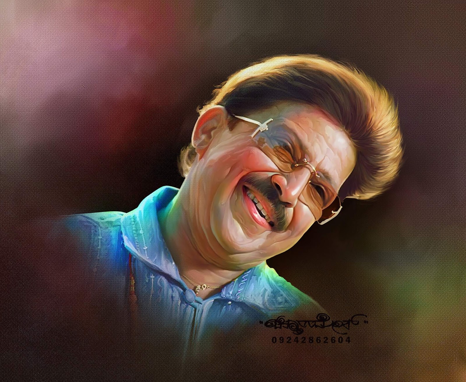 Chitthara Digital Paintings: vishnuvardhan paintings