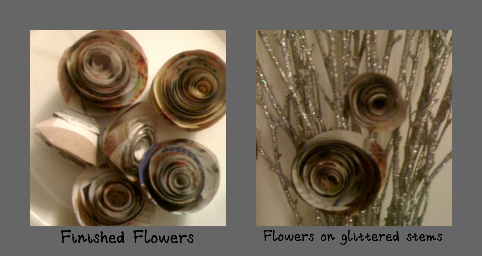 Watts Happening: Flowers from recycled magazines