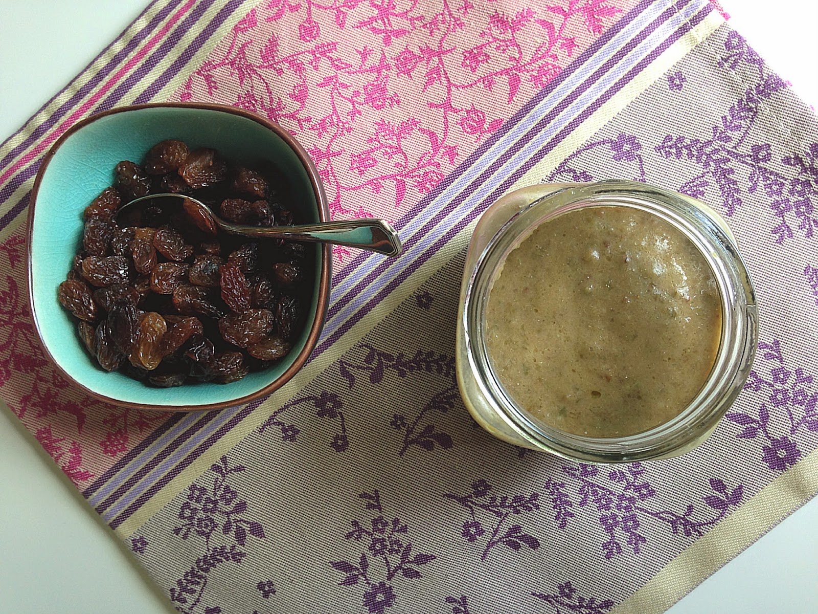 Nuts about food: Raisin, caper, browned garlic and anchovy sauce
