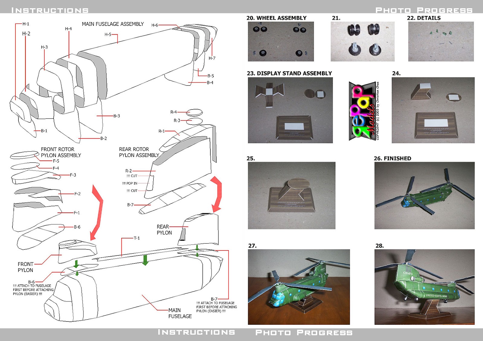 REPAPSTUDIOS.blogspot.com: CH-47 CHINOOK PAPERMODEL