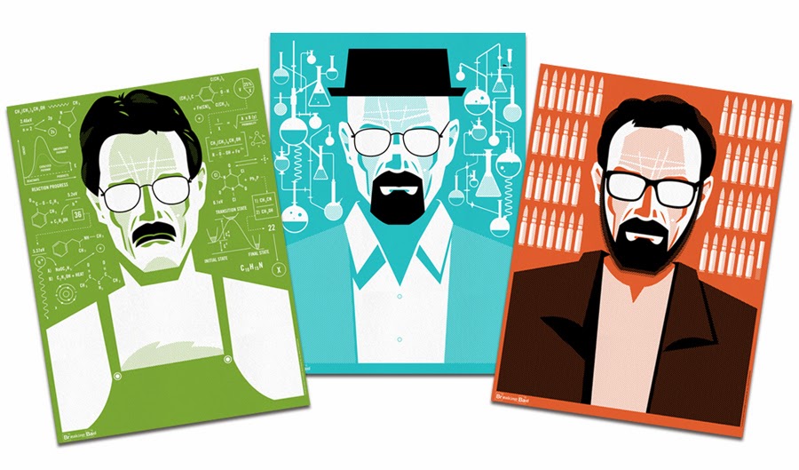 INSIDE THE ROCK POSTER FRAME BLOG: Breaking Bad Ty Mattson Prints