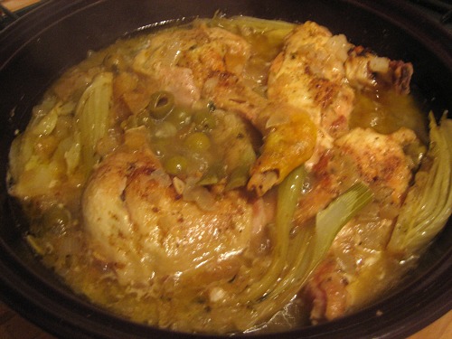 barnescubed: jamie oliver's chicken, olive and preserved lemon tagine
