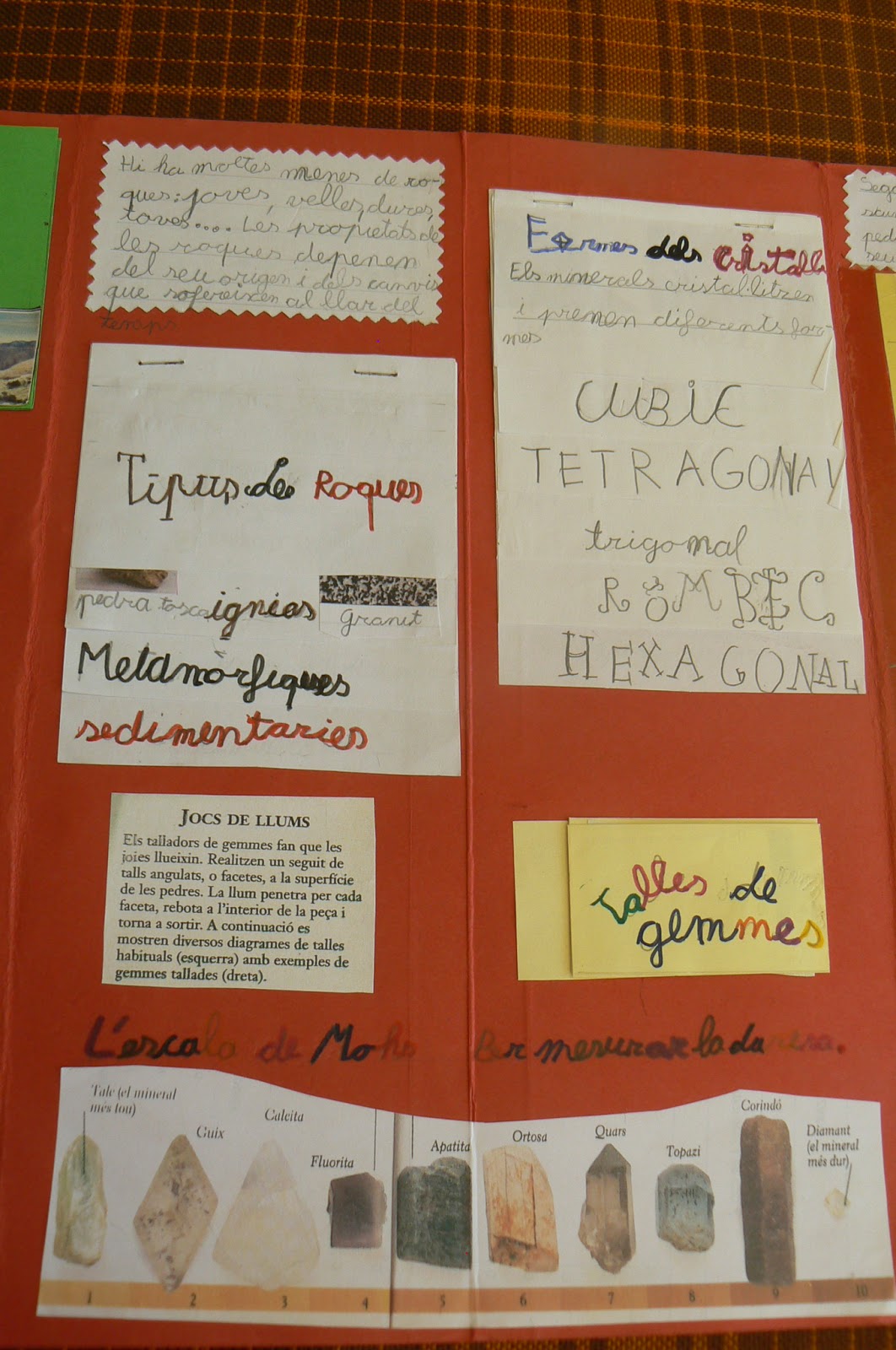 Orca: observar, recordar, crecer y aprender: Lapbook: Los minerales
