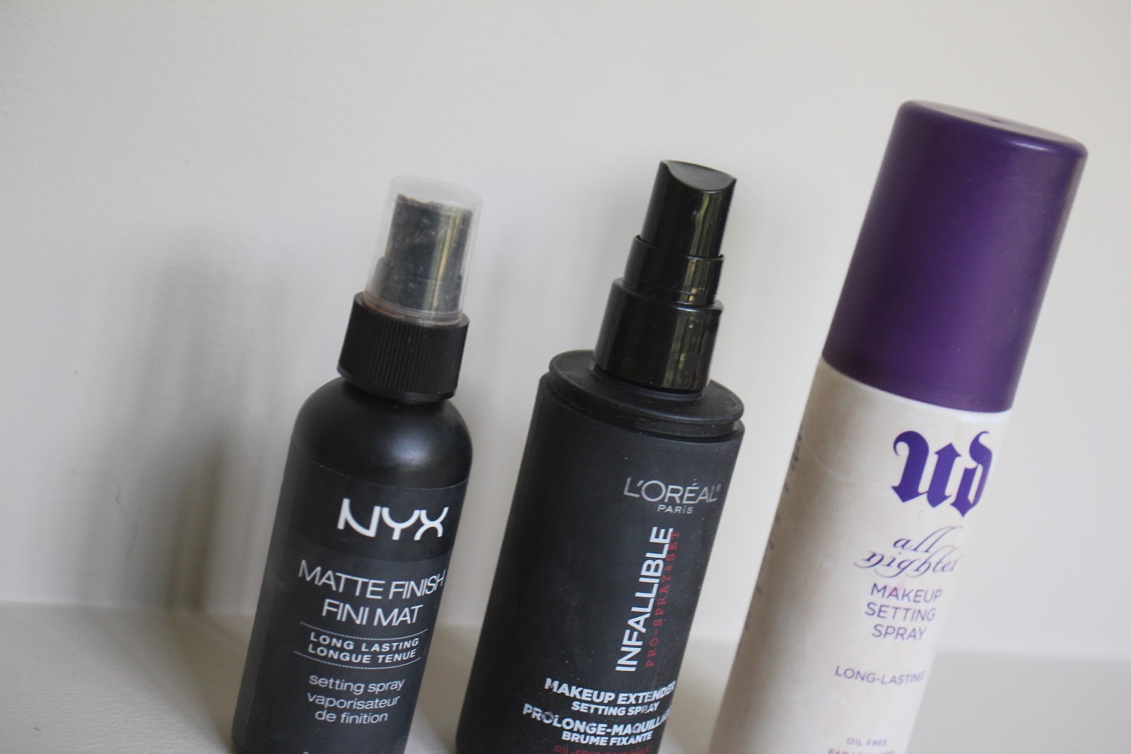 smilingrid: READY, SET, GO! MAKEUP SETTING SERIES: Sprays