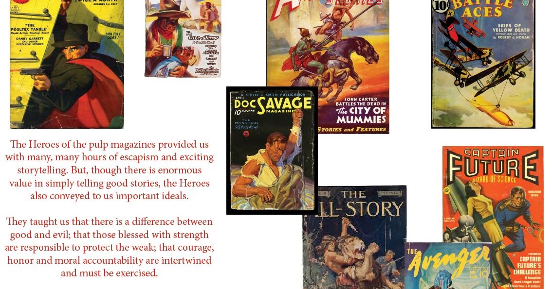 Comics, old time radio and other cool stuff: The Purpose of Pulps