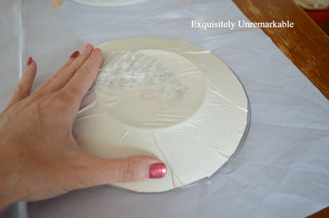 Rustic Farmhouse Stenciled Plates - Exquisitely Unremarkable