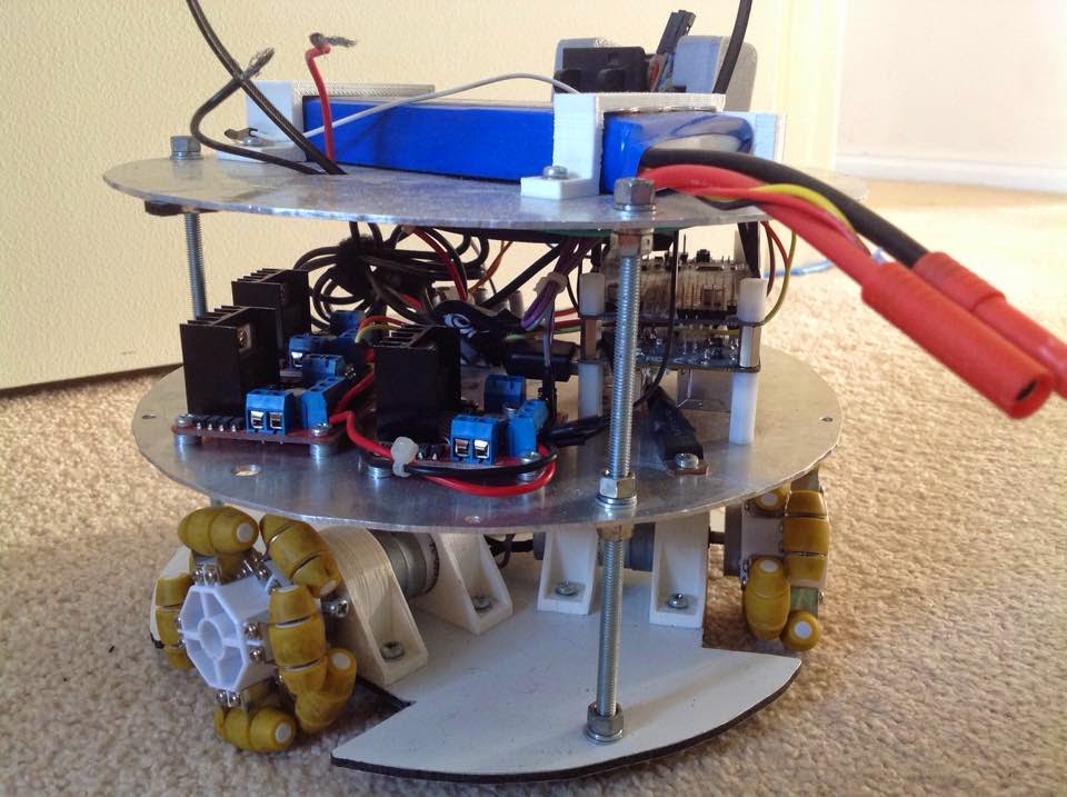 Billy's Projects: MHS RoboCup Soccer Robot - Pt 1: Mechanical