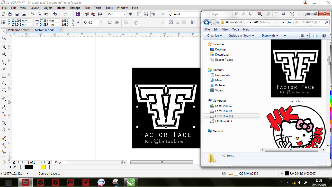 Tutorial Coreldraw & Adobe Photoshop Pemula: Export gambar pada CorelDraw