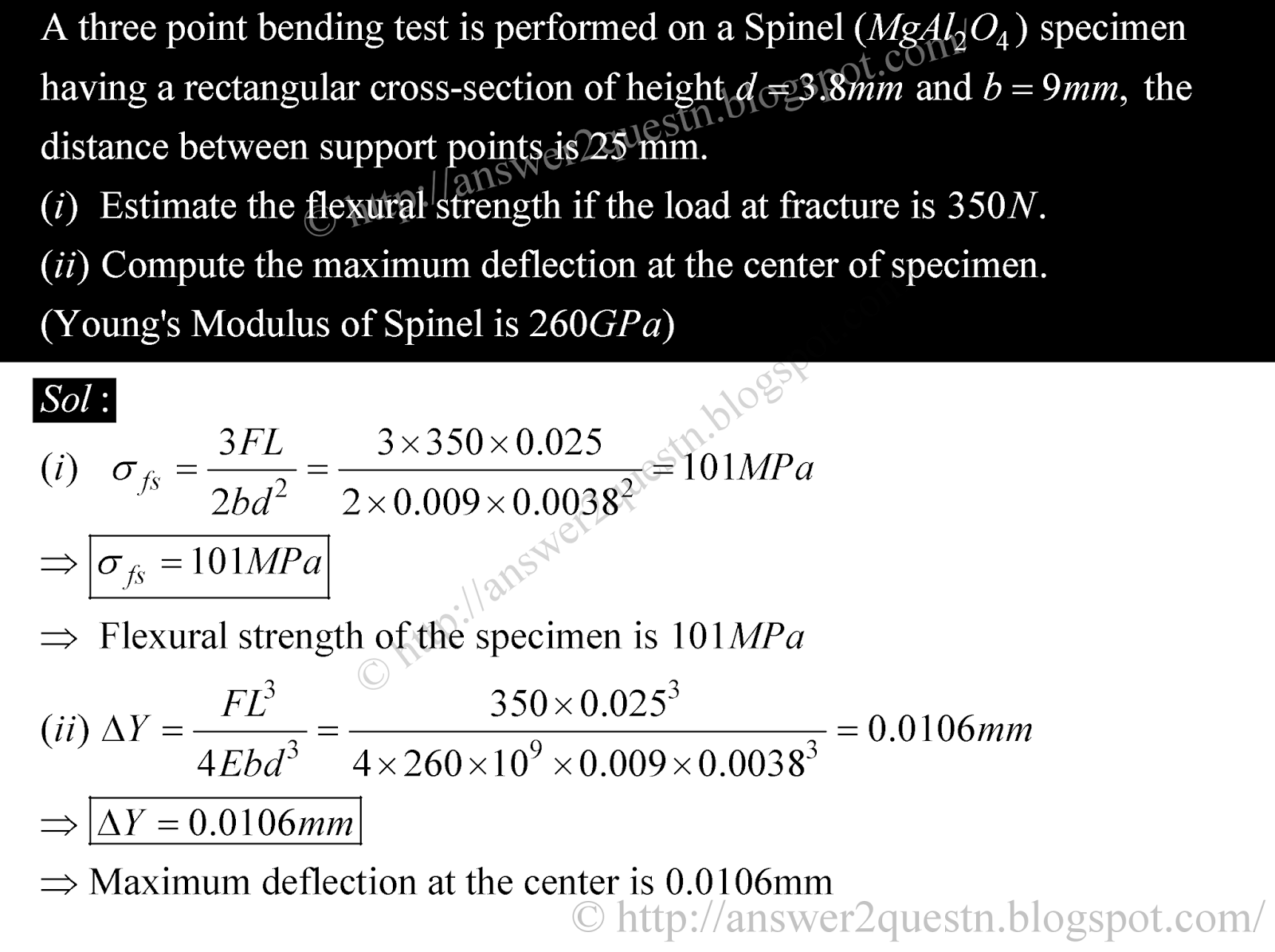 Questions - Answers: Materials Engineering (MT30001) Assignment - 2 ...