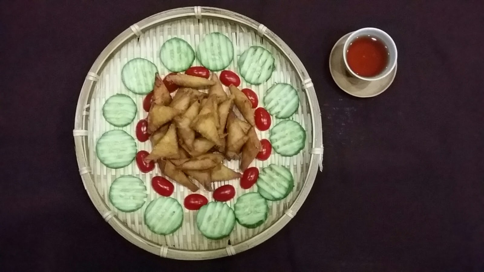 我的烘培笔记 D'Jane Bakery: Mini triangular Yam Samosa 迷你芋泥三角煎饺