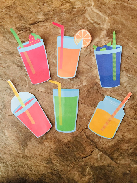 Messy, Beautiful, Fun: Printable Smoothie Shop Pretend Play Set