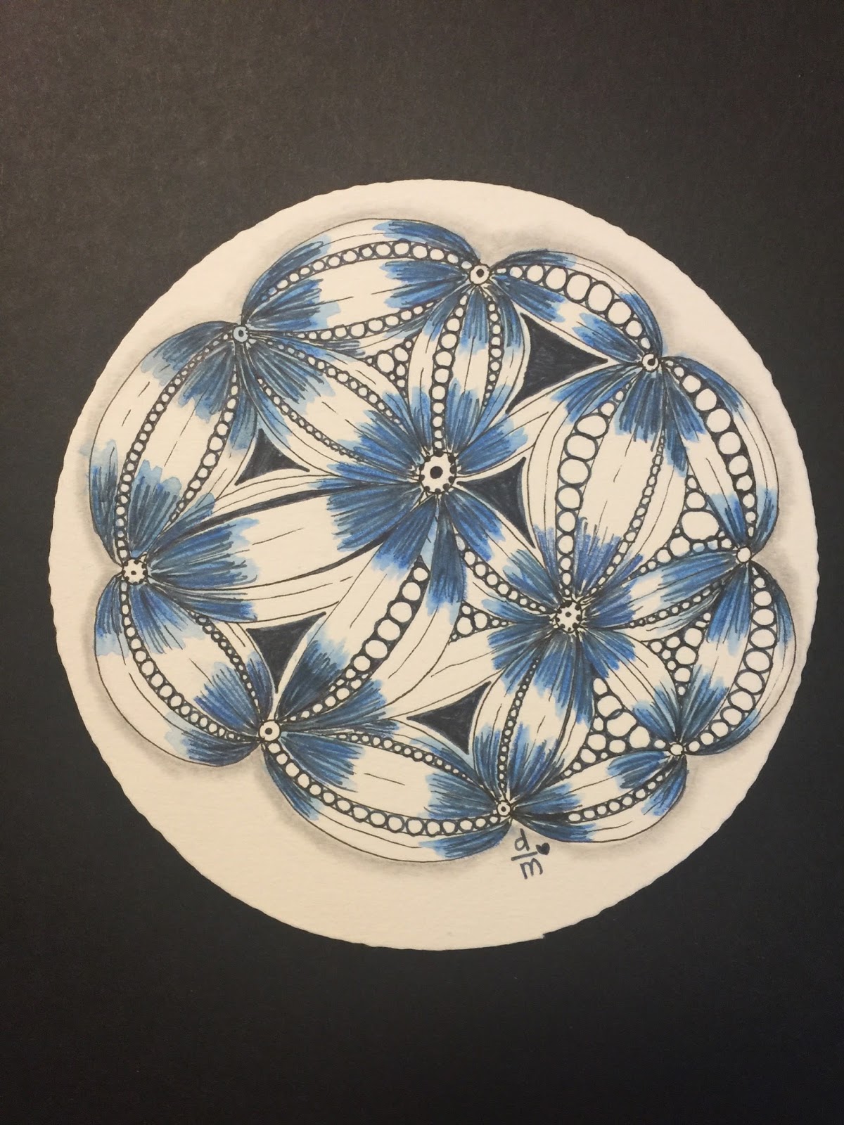 Tickled To Tangle: "It's a String Thing" #226 Tiles