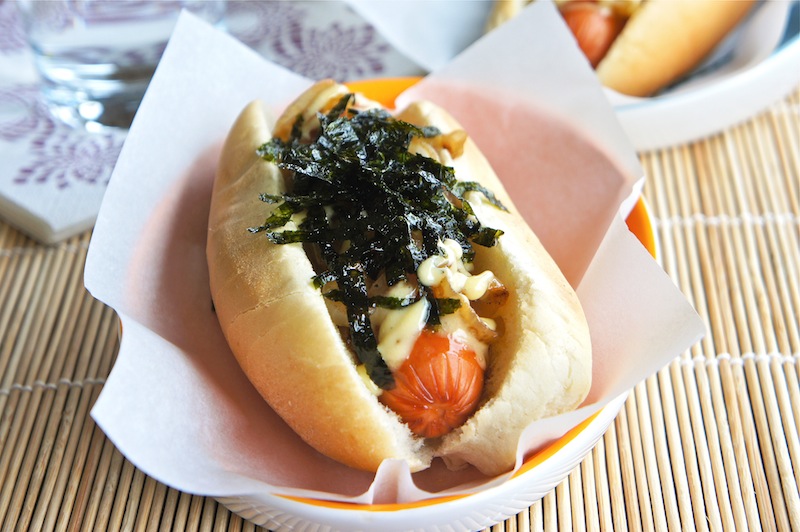 Beef Terimayo~Japanese Style Hot Dog and Bake for the Quake