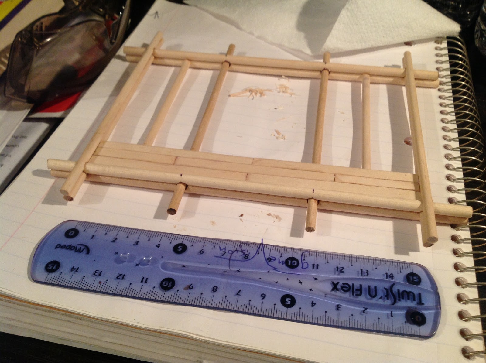 DIY Scale Models: Day 1: Scale wooden log cabin project