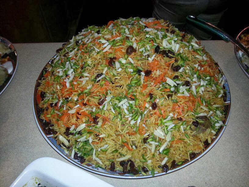 Afghan lamb QABLI PALAW (Kabuli pulao) | Kabul-Hub.com