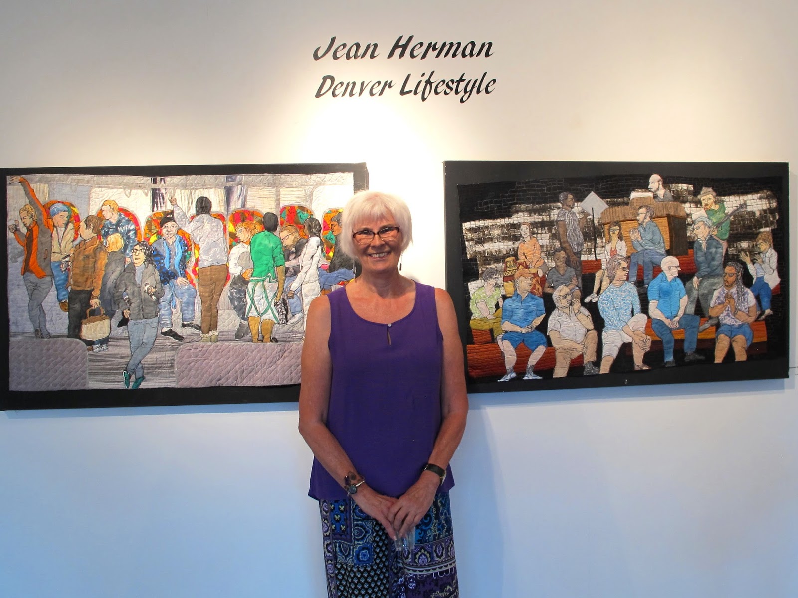 Robin Talks, Cooks and Travels: Textile Collages by nationally ...