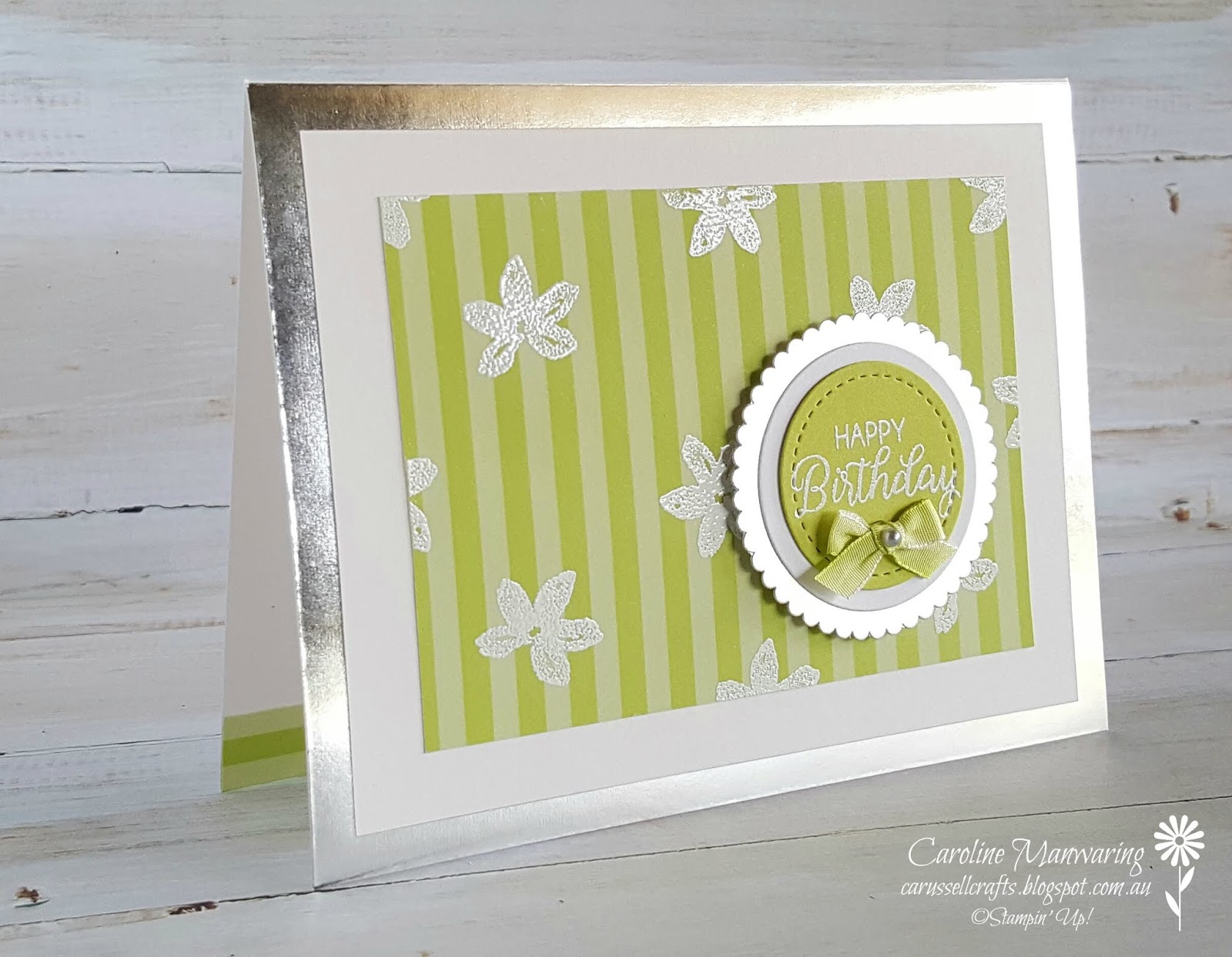 Carussell Crafts: AWH Colour Creations - Week 25 - Lemon Lime Twist
