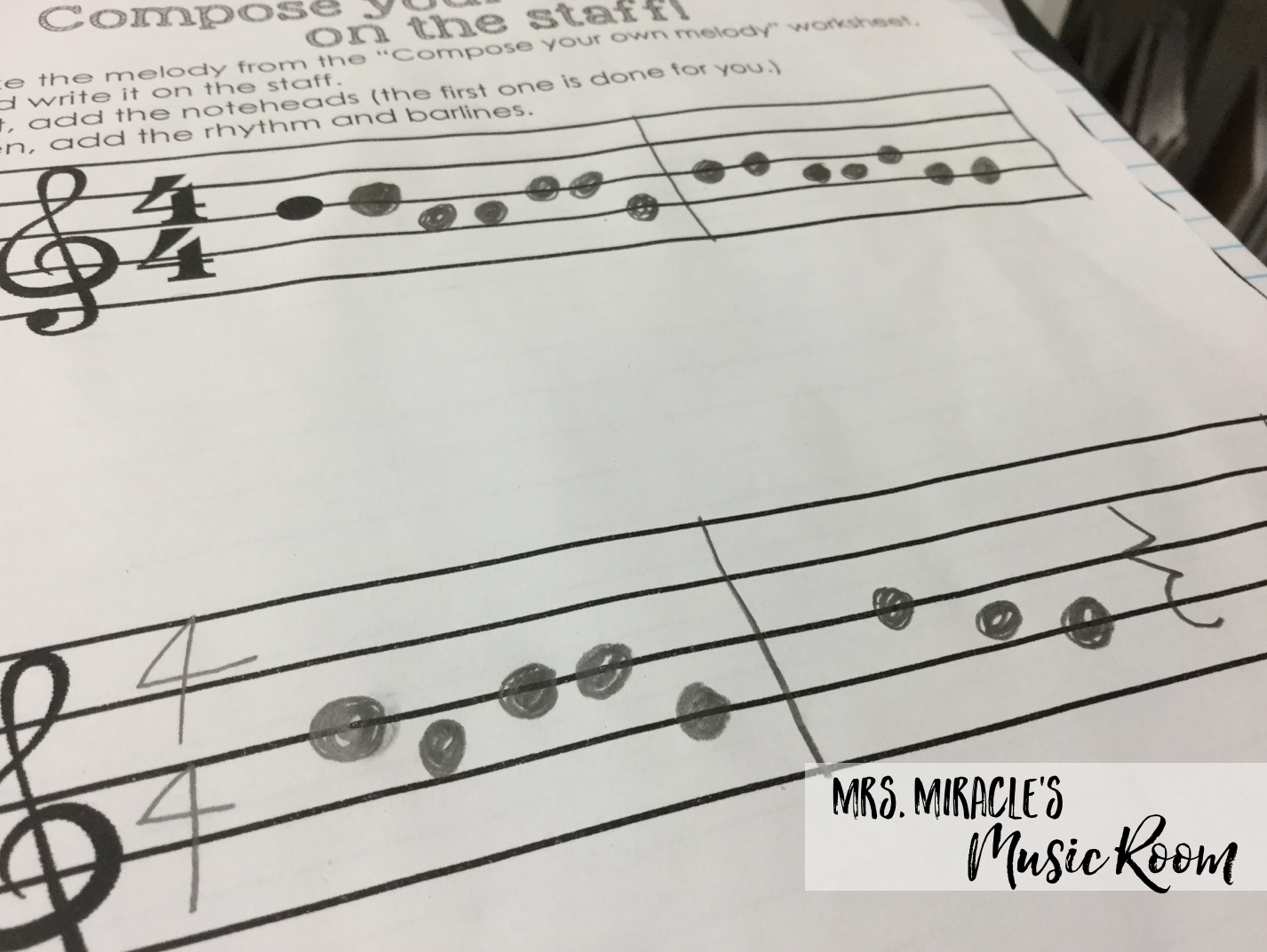 Composing in the Music Room - Aileen's Music Room