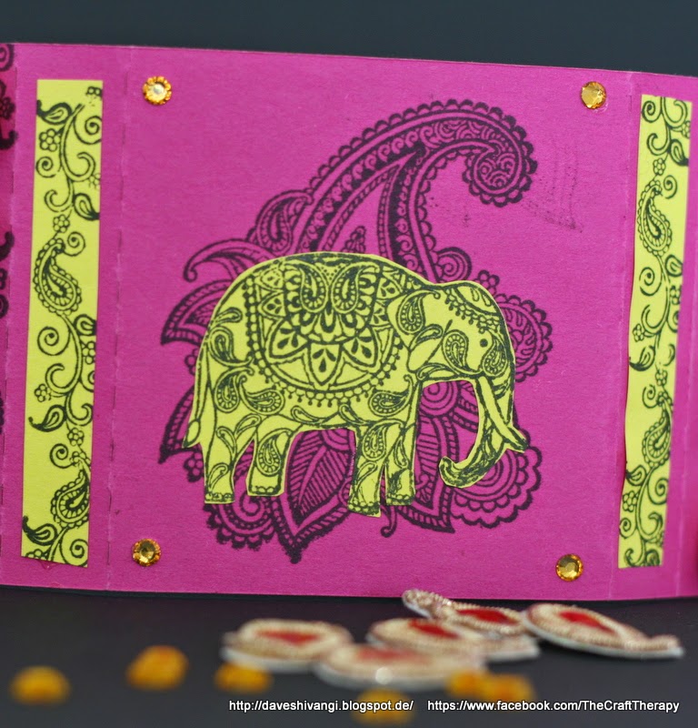 The Craft Therapy: Indian Theme scrapbook mini album