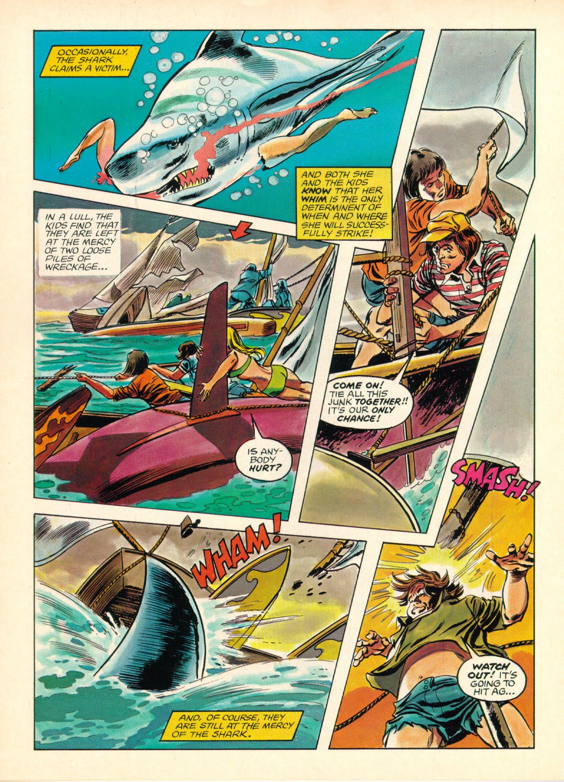 Diversions of the Groovy Kind: Remembering Gene Colan: Jaws 2 by ...