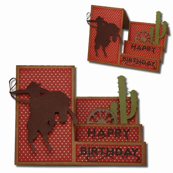 Western Theme Birthday Cards
