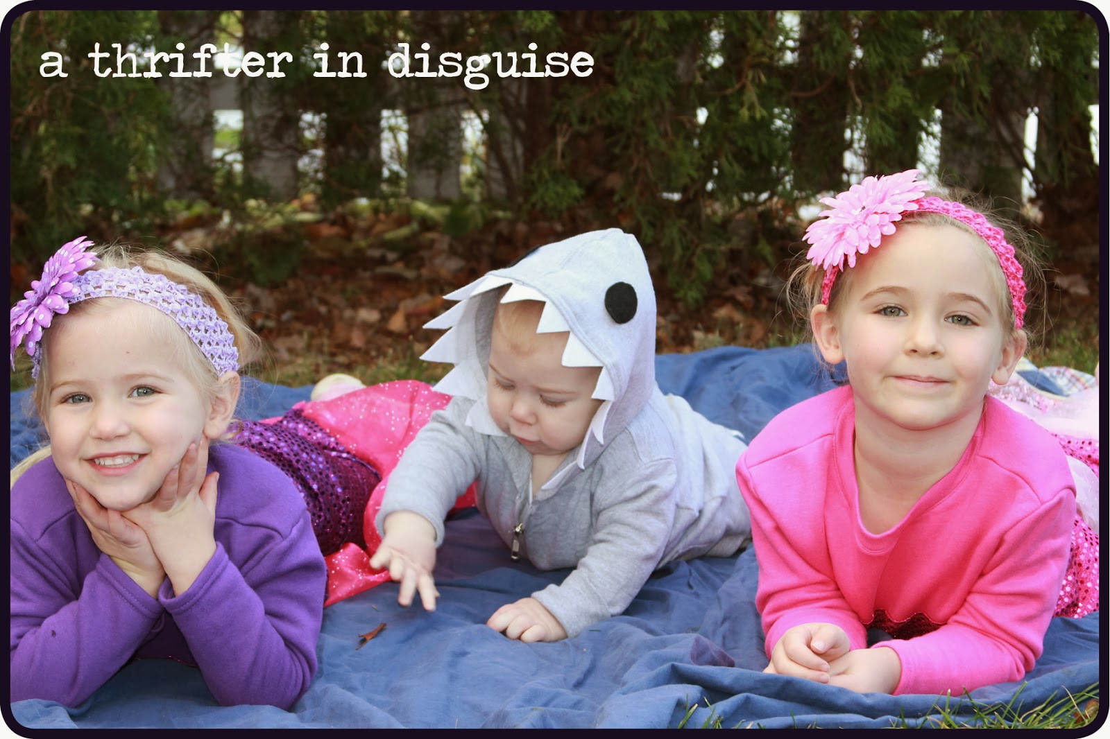 A Thrifter in Disguise: DIY Shark Costume From a Hooded Sweatshirt