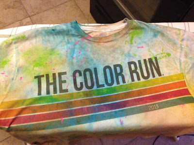 DIY Sunday: Color Run Shirt Preservation / Color Save | The Dabbling ...