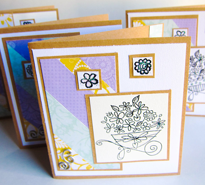 Jubilee Crafts: Handmade Paper Garden Card