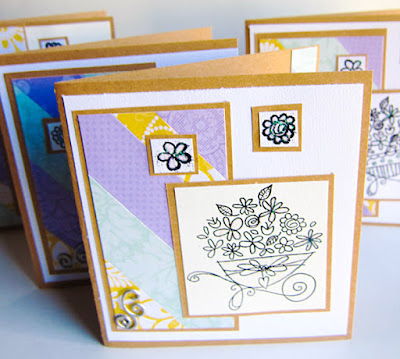 Jubilee Crafts: Handmade Paper Garden Card