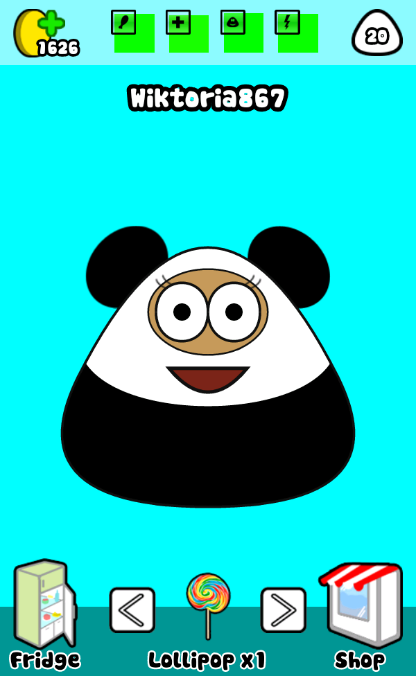 P jak Pou: Kasa i Lvl ;33