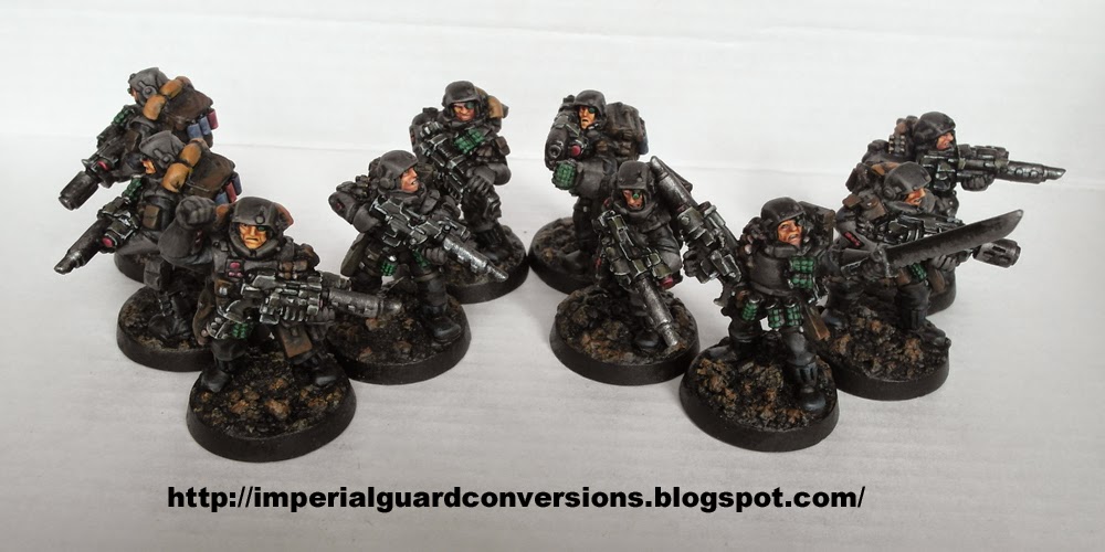 Imperial Guard Hobby: Stormtroopers conversion 6: Veteran Sergeants ...